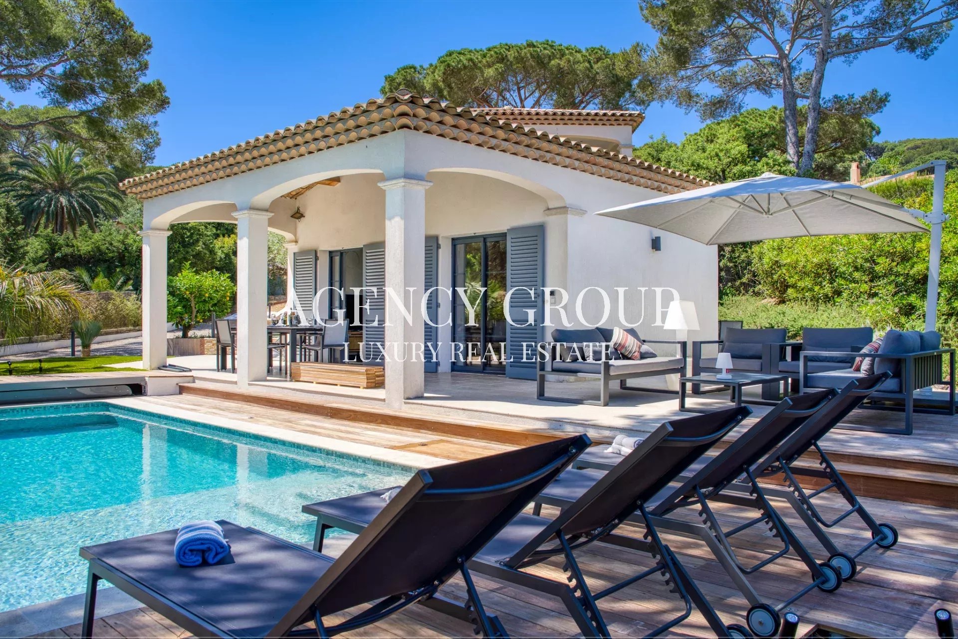 LOCATION VILLA SAINT-TROPEZ - DOMAINE PRIVE - 4 CHAMBRES - PISCINE ...